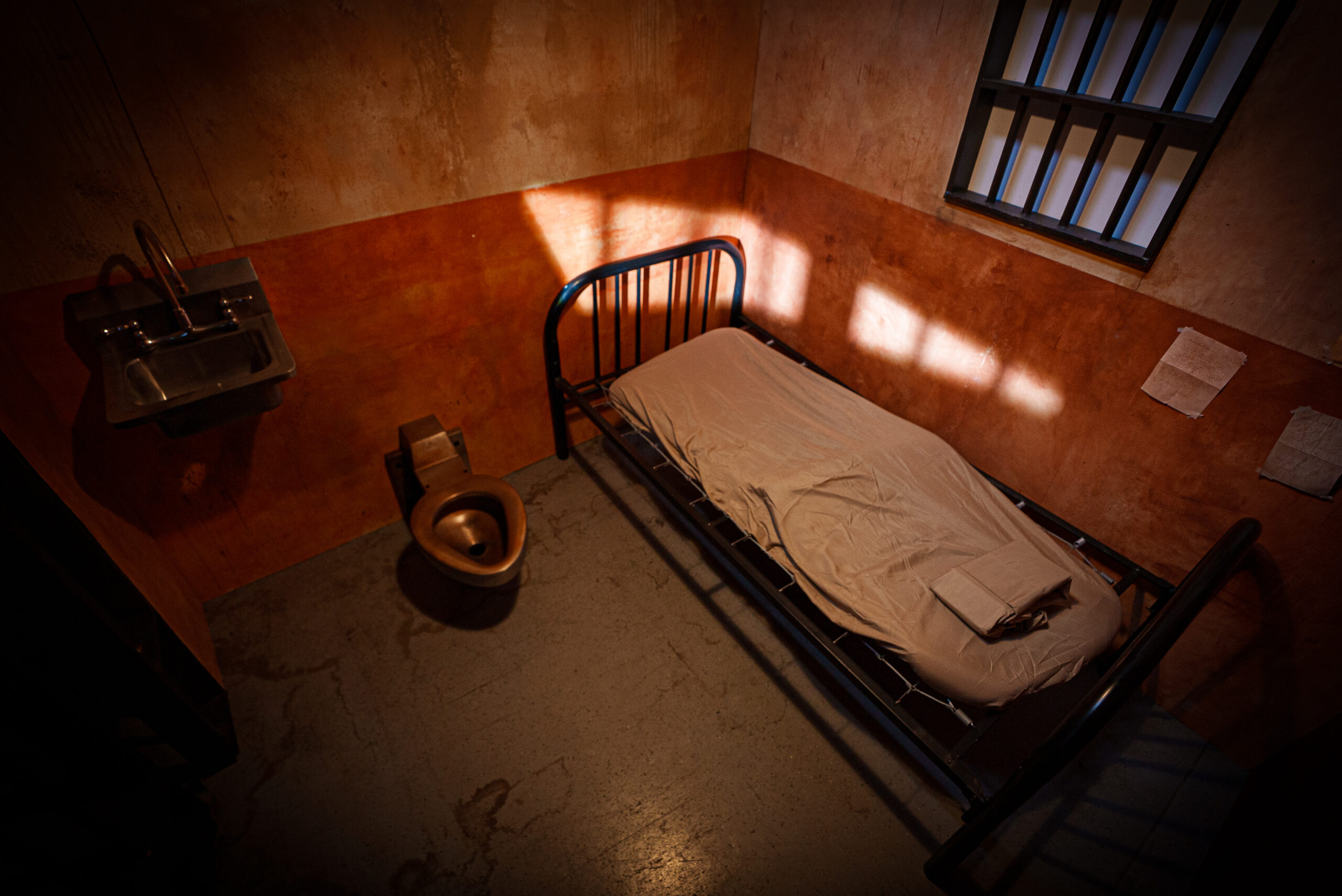 Vintage Prison Jail Cell in Warehouse – Martinsound